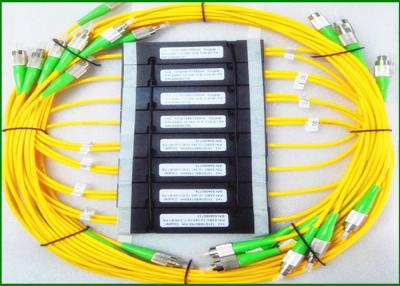 China Two Parallel single mode fibre optic couplers / connector FA /CATV access network for sale