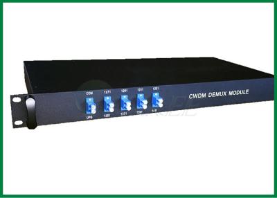 China Low PDL CWDM fiber multiplexer 4 channel with Monitor port 2/98 coupler for sale