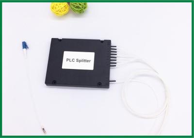 China ABS BOX Fiber Optic PLC Splitter 1x8  with FC/SC/LC/ST connector for sale
