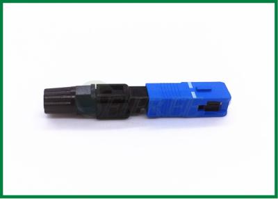 China FTTH Drop Cable Optical Fiber Connectors SC / UPC Single Mode for sale