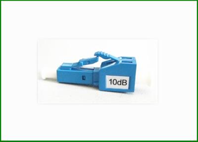China LC Fiber Optic Female And Male Single Mode Attenuator 15dB / 10dB / 5dB for sale