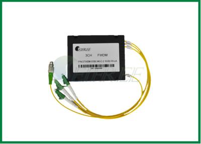 China Triple play WDM filter1512~1565 Red Blue DWDM Transmission and Reflection for sale
