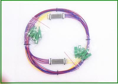 China 1X2 Ports Fiber Optic Fused WDM for wavelength 1310/1550 and connector type SA for sale