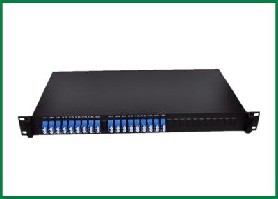 China ODF FTTH Fiber Optic PLC Splitter , 19