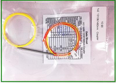 China Optical Fused Coupler FBT 1x3 / Bare Fiber Optical Splitter coupling ratio 10 / 90 for sale