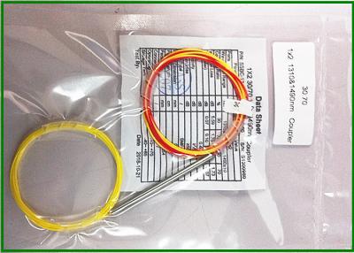 China 0.9mm 1 x 2 single mode coupler  fibre optic coupler coupling ratio 30 / 70 for sale
