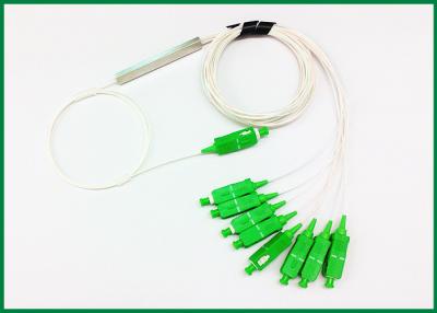 China 1x8 Ports SC/APC Connector optical fiber splitter for Fiber Optic Distribution Frame for sale