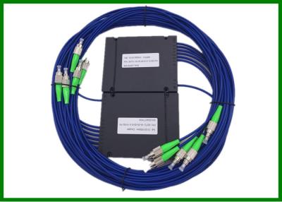 China 1x6 SM G652D Fused Single Mode Fiber Coupler With Armored Cable for sale