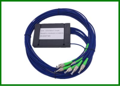China 1*10 SM Fused Tree Splitter In Armored Cable With FC/APC Connector for sale