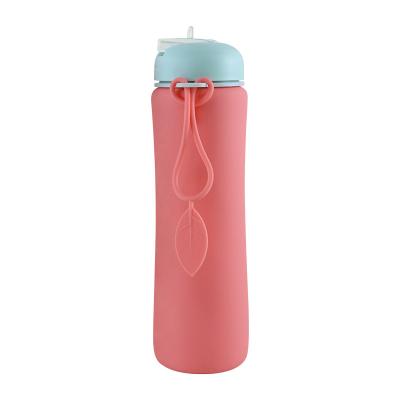 Cina Morbidezza 500Ml pieghevole della bottiglia di acqua del silicone del ODM dell'OEM per correre in vendita