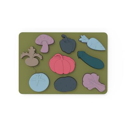 Cina Le verdure modellano Montessori che i puzzle imbarazzano il materiale del silicone del commestibile in vendita