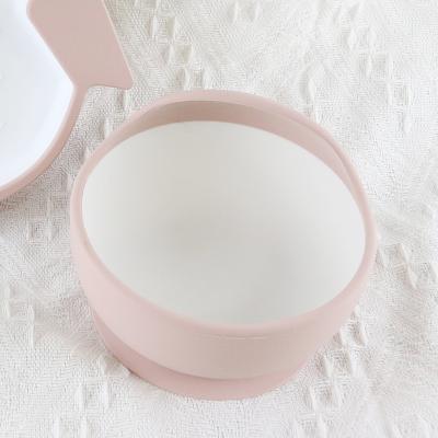 Cina Insieme libero su ordinazione della ciotola degli alimenti per bambini di BPA, ciotola del silicone del bambino di aspirazione del commestibile in vendita