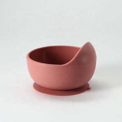 China Multi Colors Durable Silicone Bowl Set Soft Flexible For Baby Feeding for sale