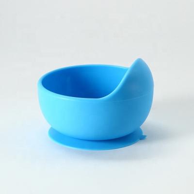 China Multi Colors Durable Silicone Bowl Set Soft Flexible For Baby Feeding for sale