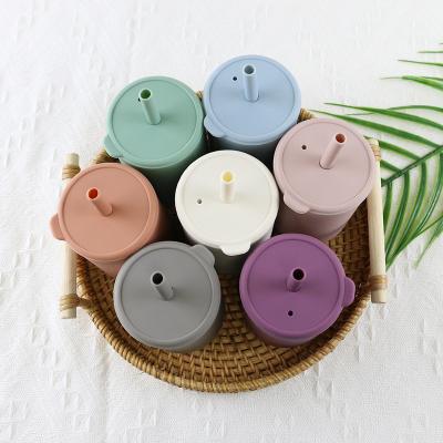 Cina Il giro multiplo della tazza dei bambini del silicone di colore modella la prova libera di caduta di BPA per l'infante in vendita