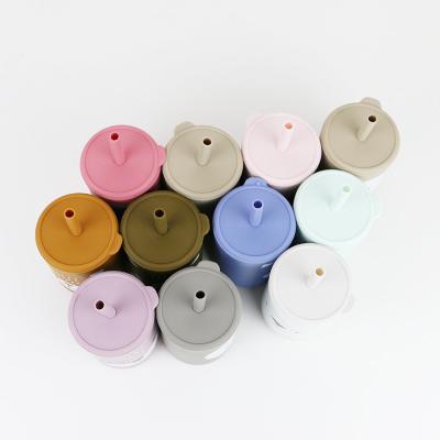 Cina Bambino Straw Training Silicone Kids Cup BPA Eco libero amichevole in vendita