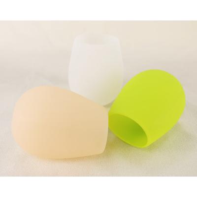 China Panton Color Silicone Water Cup BPA Free No Handle No Lid For Wine Beer for sale