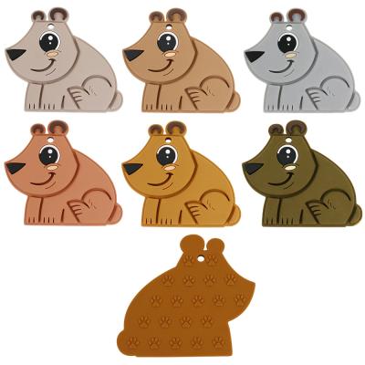 Cina Bambino Teether BPA Eco libero del silicone del commestibile dell'orso amichevole in vendita