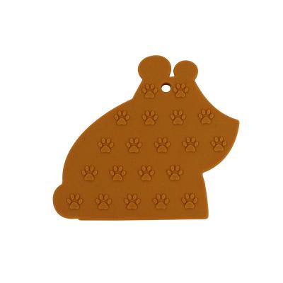 Cina Bambino Teether BPA Eco libero del silicone del commestibile dell'orso amichevole in vendita