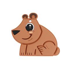Cina Bambino Teether BPA Eco libero del silicone del commestibile dell'orso amichevole in vendita