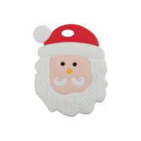 China Custom Silicone Baby Teether With Halloween Ghost Gingerbread Man Shape for sale
