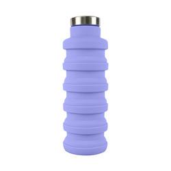 Cina Logo Silicone Water Bottle Foldable su ordinazione per il trasporto all'aperto in vendita