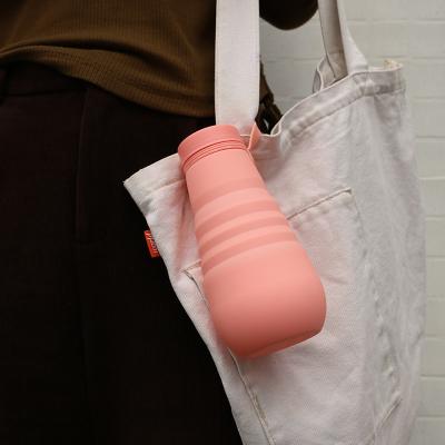 China Outdoor Silicone Drink Bottle , Collapsible Water Bottle For Camping for sale