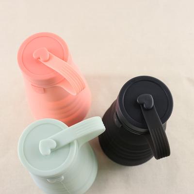 China Outdoor Silicone Drink Bottle , Collapsible Water Bottle For Camping for sale