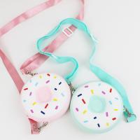China Mini Silicone Donut Shoulder Bag Waterproof Colorful Multi Functional for sale