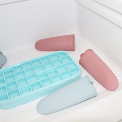 Cina DIY ha personalizzato le muffe del silicone per il ghiaccio Lolly Ice Cream del ghiacciolo in vendita