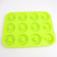 China Multi Functional Silicone Donut Mold , Silicone Baking Mould For Dessert Making for sale