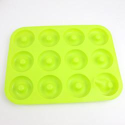 Cina Stampo in silicone per mini ciambella, vassoio bollente del silicone del commestibile in vendita