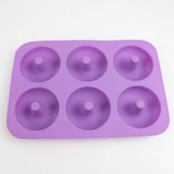 Cina Stampo in silicone per mini ciambella, vassoio bollente del silicone del commestibile in vendita