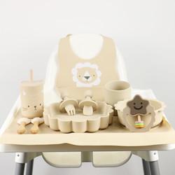 중국 세트 지탱할 수 있는 팬톤 컬러를 공급하는 1Set 8 PC 실리콘 아기 판매용