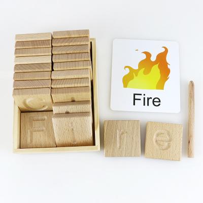 China 26 Alphabet Letters Children Wooden Toys Educational For Children Students for sale