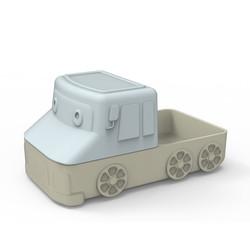China Cartoon Cute Silicone Suction Plate Car Shape For Baby Eating Food for sale