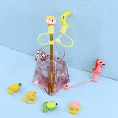 中国 非毒性の異なる素材のサイズのストロー/シッピートッパーチャームシリコンストローカバー 販売のため