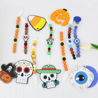 Cina Perle focali di vendita calde del silicone di Halloween per i keychains mettere i denti del bambino DIY in vendita