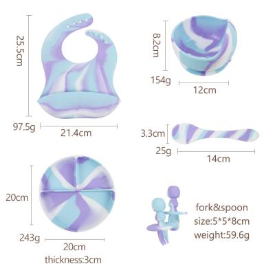Cina Del bambino del silicone delle piastrine del bene durevole sostanza tossica approvata dalla FDA non termoresistente in vendita