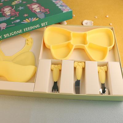 China O presente aprovado pelo FDA do grupo dos utensílios de mesa do silicone encaixota resistente ao calor e antiderrapante à venda