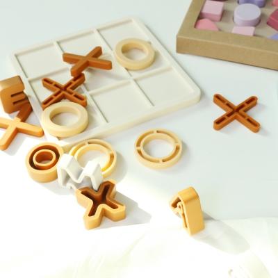 Cina Intervallo di età 1-4 Puzzle di silicone promuove lo sviluppo cognitivo Educativo Puzzle di silicone XO Giocattoli in vendita