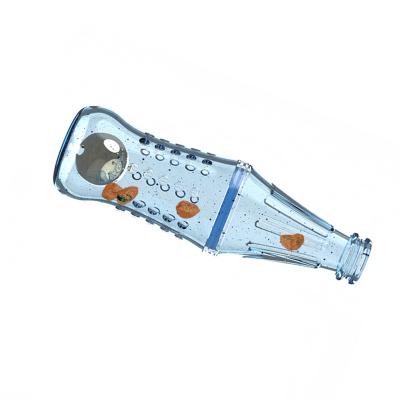 Cina Custom high quality bpa free food grade silicone pet dog training bottle toys slow feeder snack lick silicone food bottle toy in vendita
