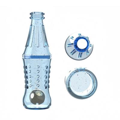 Cina Custom high quality bpa free food grade silicone pet dog training bottle toys slow feeder snack lick silicone food bottle toy in vendita