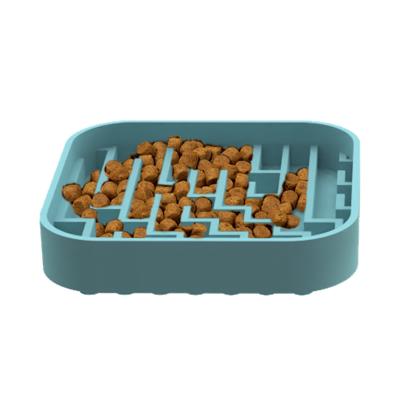 Cina Wholesale Eco-friendly Pet Bowls Feeders Cat Dog Slow Feeder Anti Choking Cats Food Bowl Slow Eating Dog Bowl in vendita