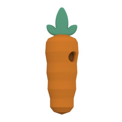 Cina Carrot Pet Accessories Animal Shape Indestructible Pet Squeak Dog Pet Toys Dog Ball Chew Toys Aggressive Chewer Dog Ball Toy in vendita