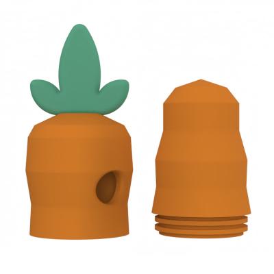 Cina Carrot Pet Accessories Animal Shape Indestructible Pet Squeak Dog Pet Toys Dog Ball Chew Toys Aggressive Chewer Dog Ball Toy in vendita