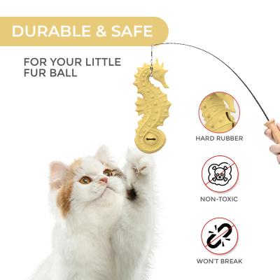 Cina Hot Sale BPA Free Silicone Seahorse Dog Puzzle Toy Egg Puppy Food Slow Feeder Pet Dog Interactive Silicone PET CHEW TOYS in vendita