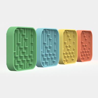 China Wholesale Custom Food Grade Silicone Bowl Dog Pet Slow Feeder Bowl Christmas Theme Pet Food Bowl Pet Lick Mat for sale