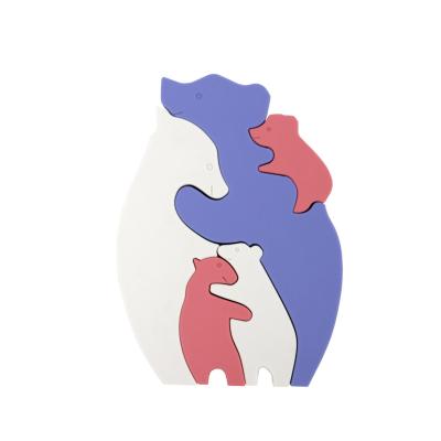 China Smooth Texture Silicone Puzzle Non Toxic Custom Designed for Safe Educational Play and Enhancing Problem Solving Skills for sale