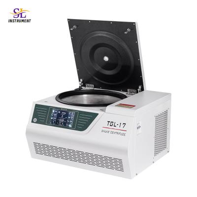 China Centrífuga de laboratório de alta velocidade de 18500 rpm de grau profissional com construção metálica à venda